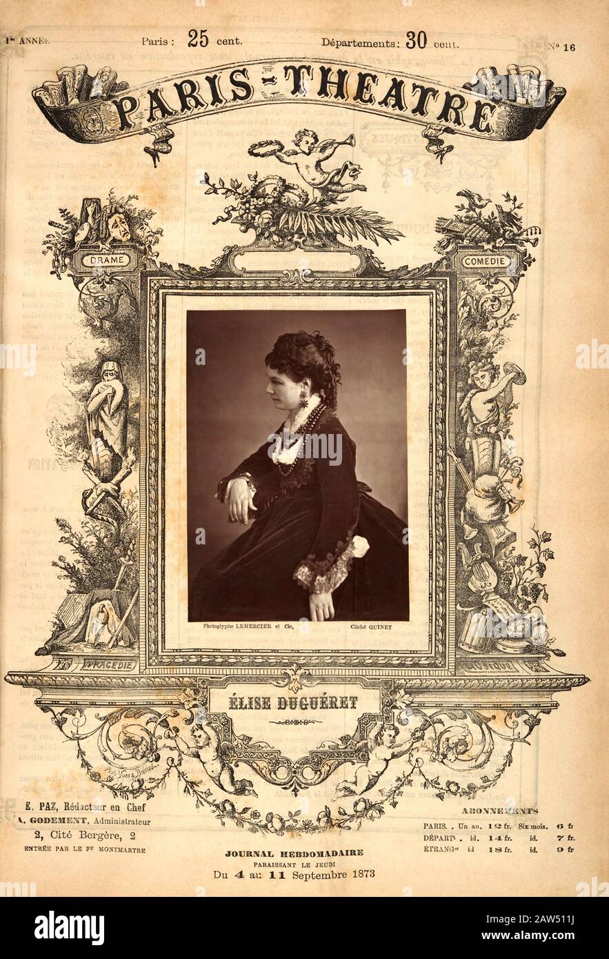 Theatre magazine cover hi-res stock photography and images - Alamy