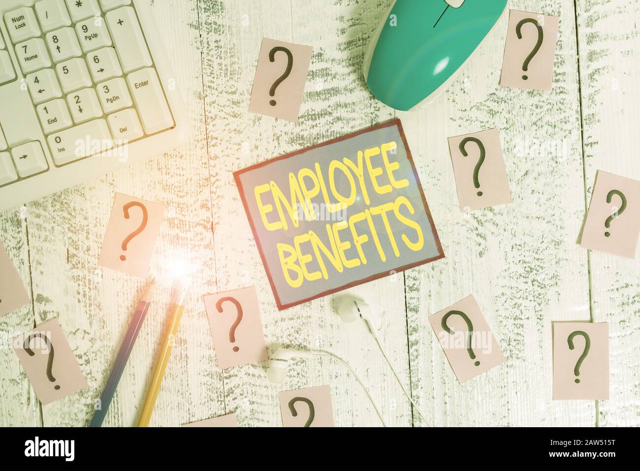 Handwriting text Employee Benefits. Conceptual photo payments made to ...