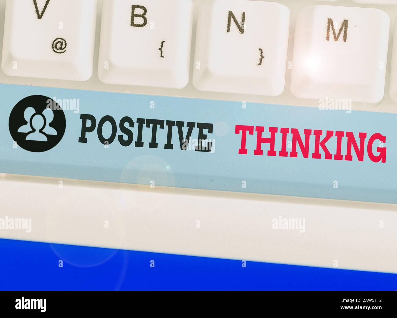 Text sign showing Positive Thinking. Business photo showcasing mental ...