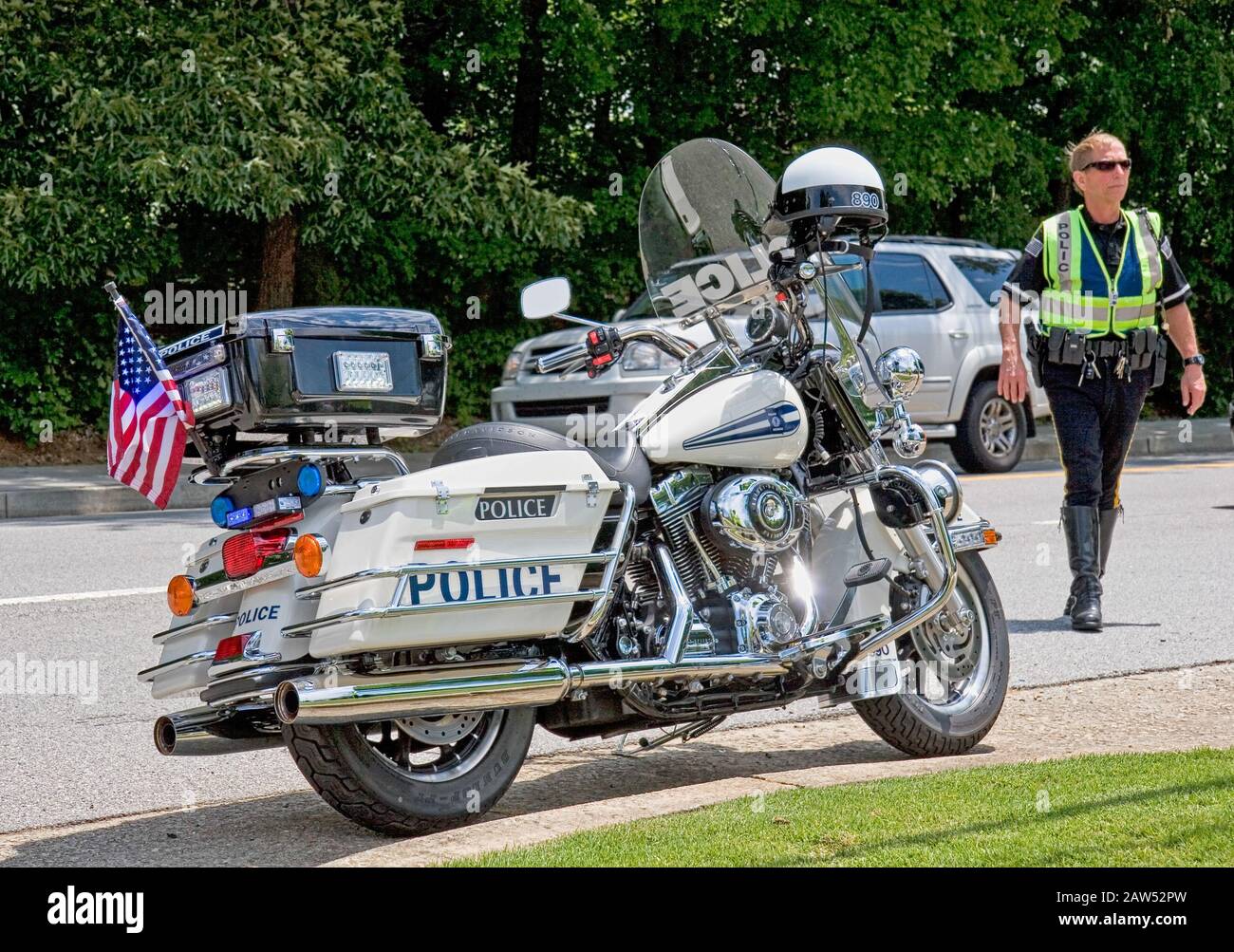 Police bike hi-res stock photography and images - Alamy
