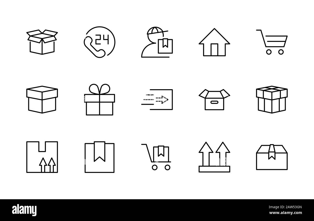 Freight symbols Stock Vector Images - Alamy