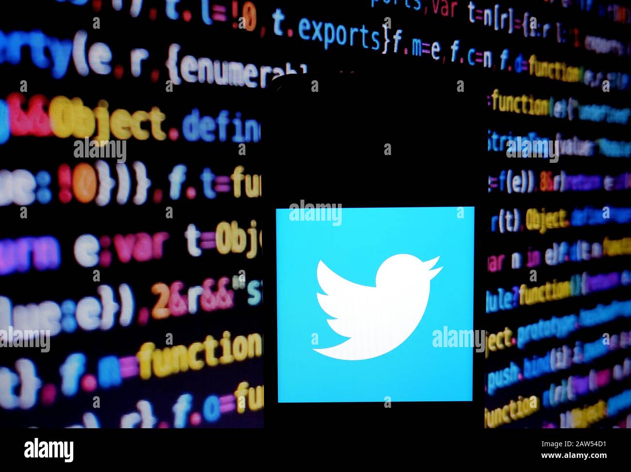 In this photo illustration the most popular social networking ...