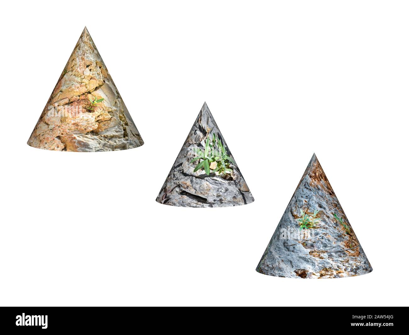 Cone shaped model hi-res stock photography and images - Alamy