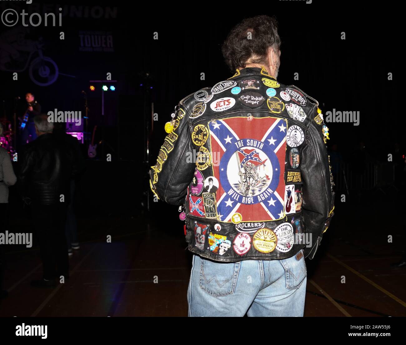 Rockers & bikes at the Ace Stock Photo - Alamy