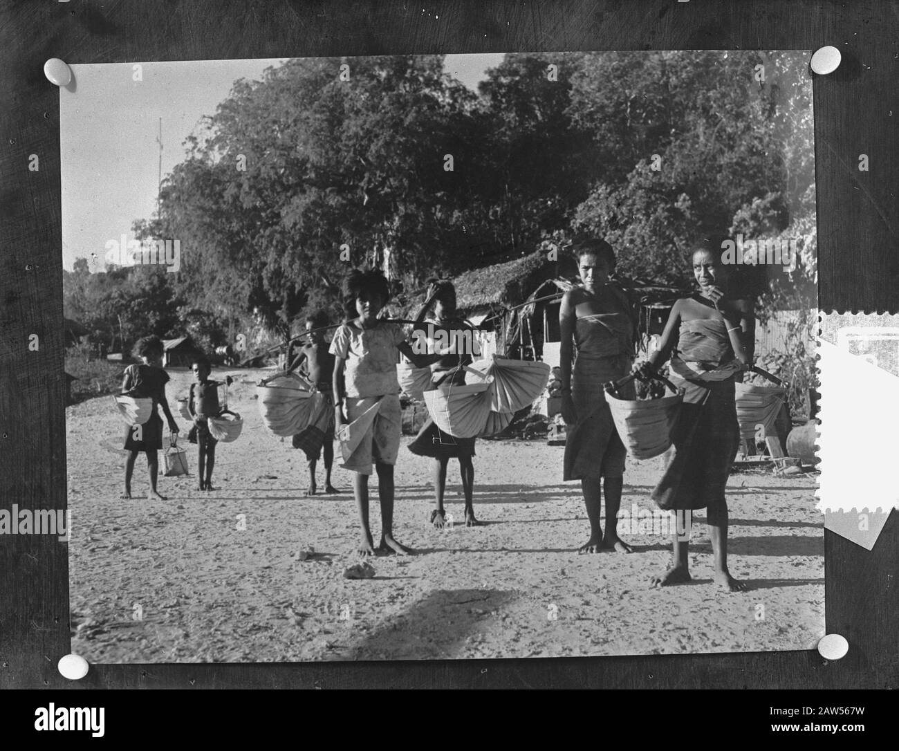 Pictures from New Guinea, Koepang women to market Annotation: Repro ...