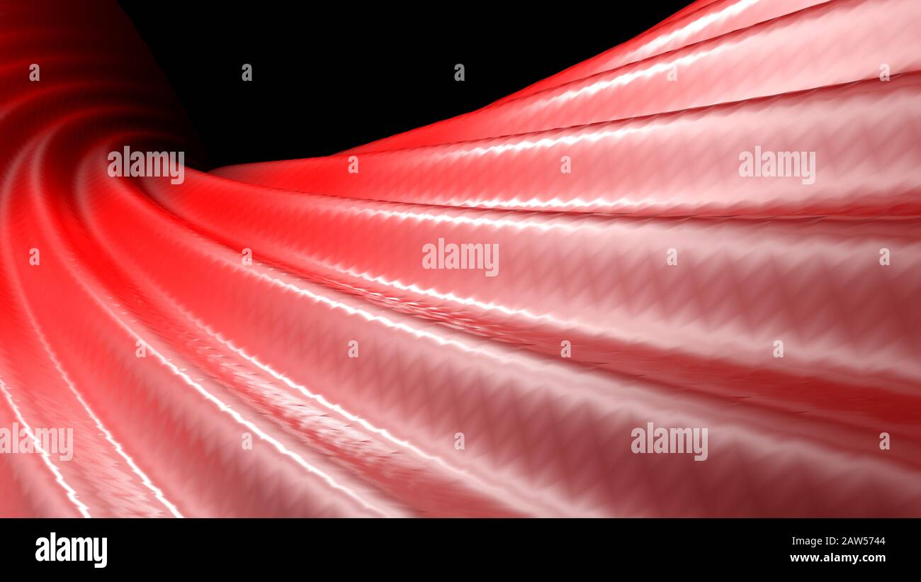 Background red waved surface - 3D rendering illustration Stock Photo ...
