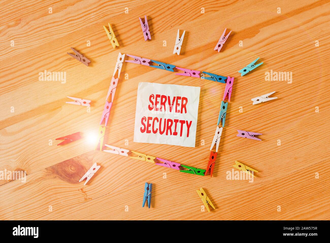 Handwriting Text Server Security Conceptual Photo Web Server That