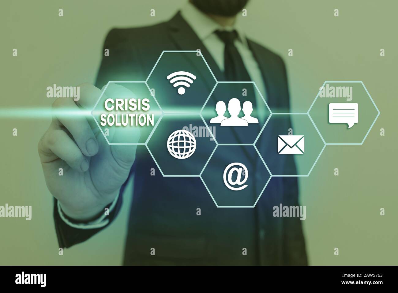 Word writing text Crisis Solution. Business photo showcasing process by ...