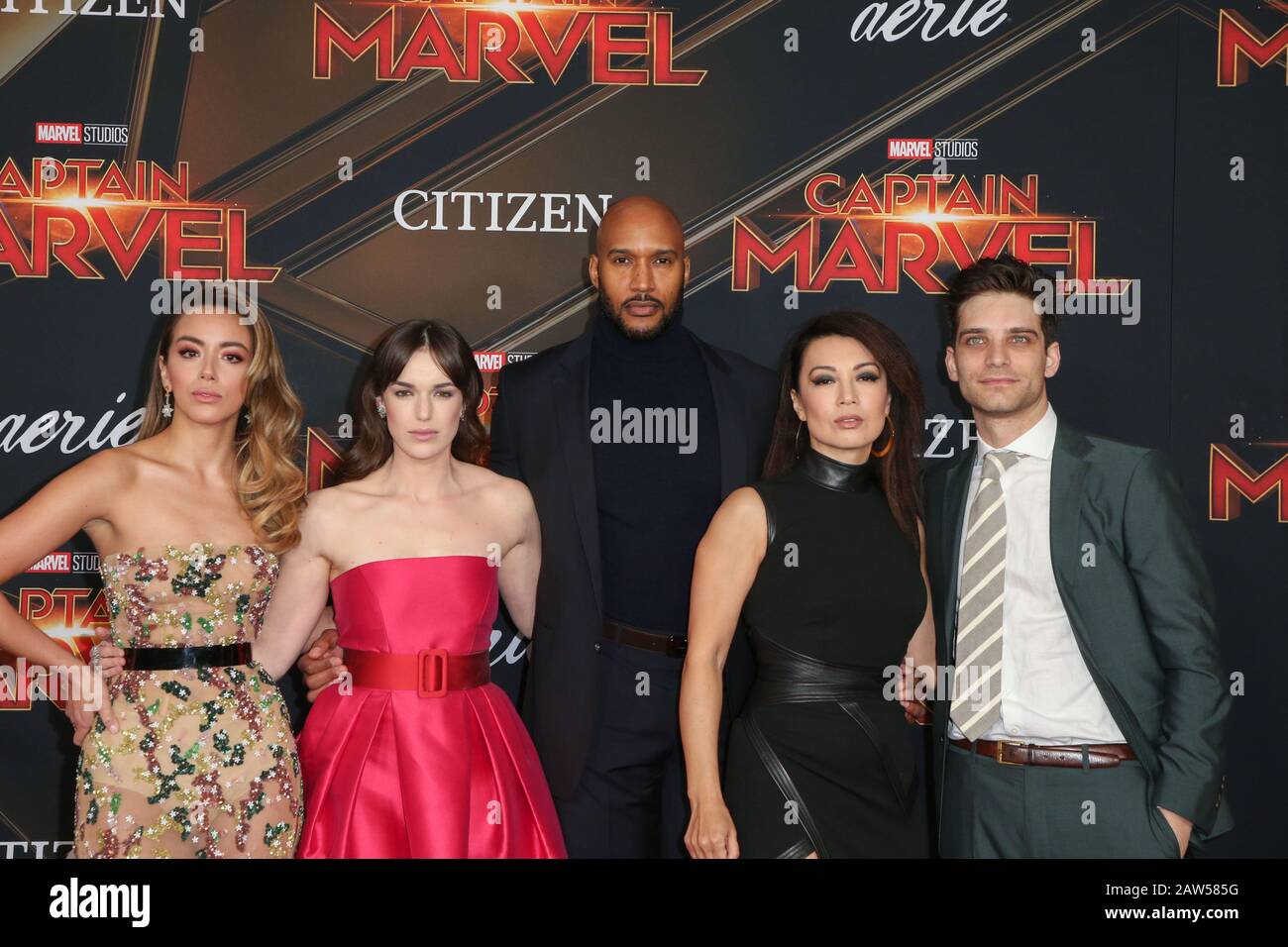 Hollywood, CA, USA. Chloe Bennet, Elizabeth Henstridge, Henry Simmons ...