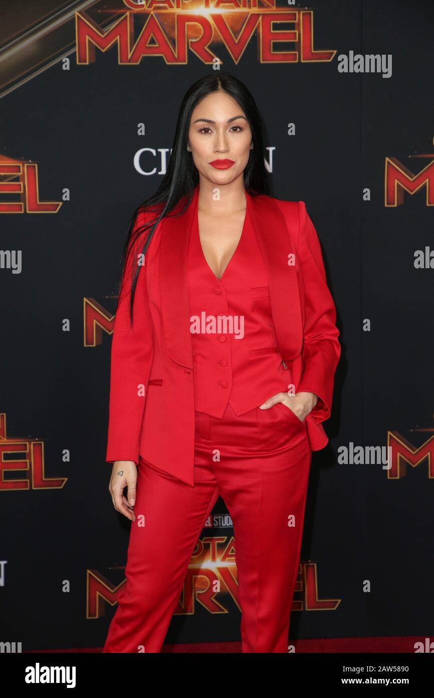 Hollywood, CA, USA. Steph Shep at Marvel Studios "Captain Marvel" World ...