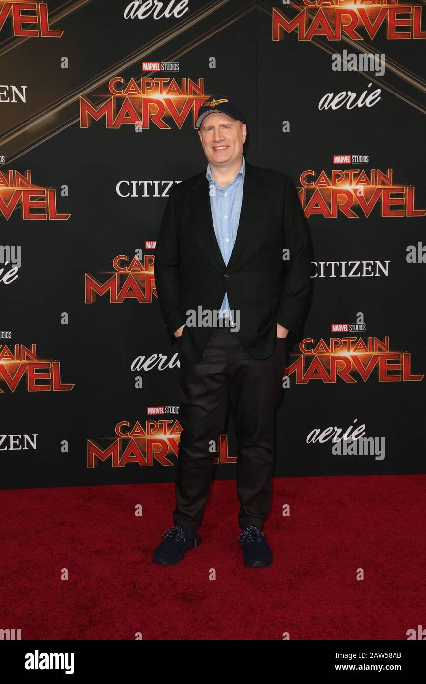 Hollywood, CA, USA. Kevin Feige at Marvel Studios "Captain Marvel ...