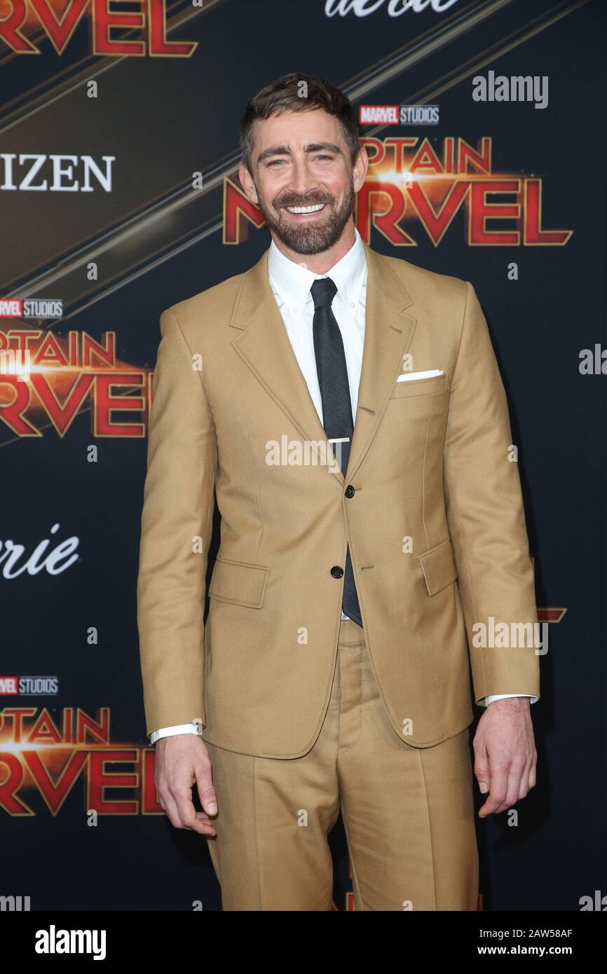 Hollywood, CA, USA. Lee Pace at Marvel Studios "Captain Marvel" World ...