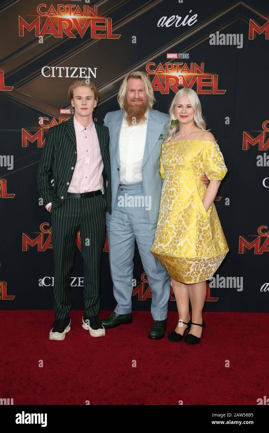 Hollywood, CA, USA. Rune Temte at Marvel Studios "Captain Marvel" World ...