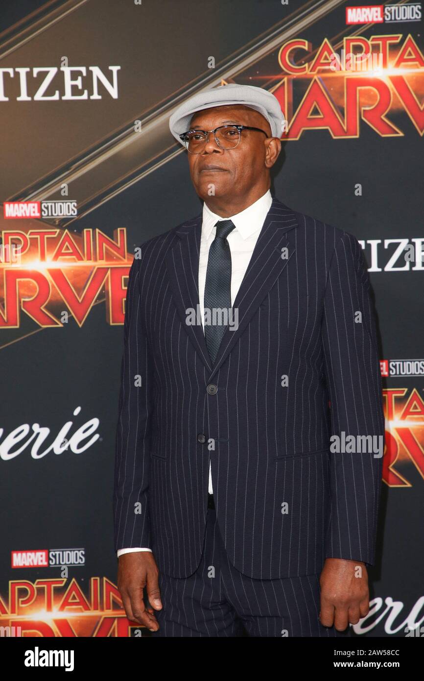 Hollywood, CA, USA. Samuel L. Jackson at Marvel Studios "Captain Marvel ...