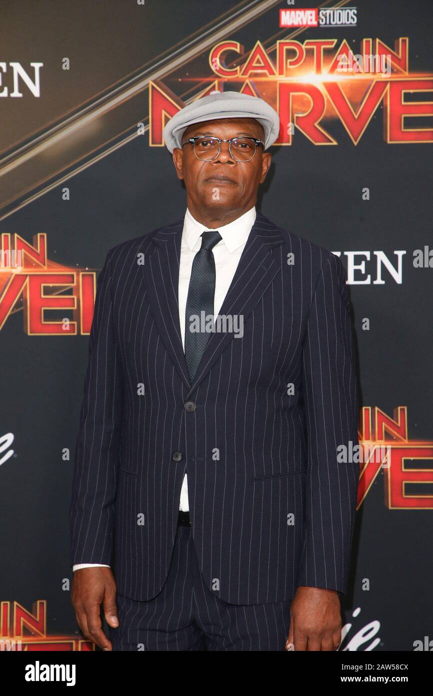 Hollywood, CA, USA. Samuel L. Jackson at Marvel Studios "Captain Marvel ...