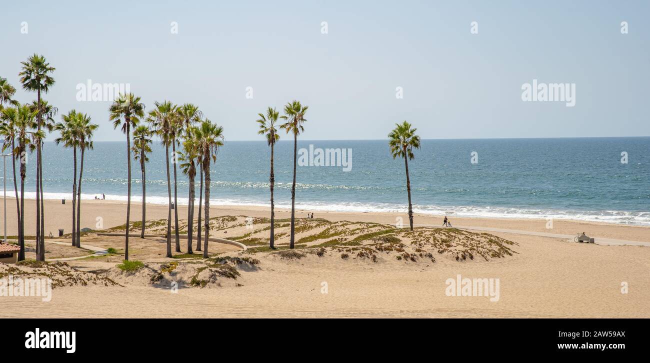 An empty beach on the seashore outside the tourist season Stock Photo ...