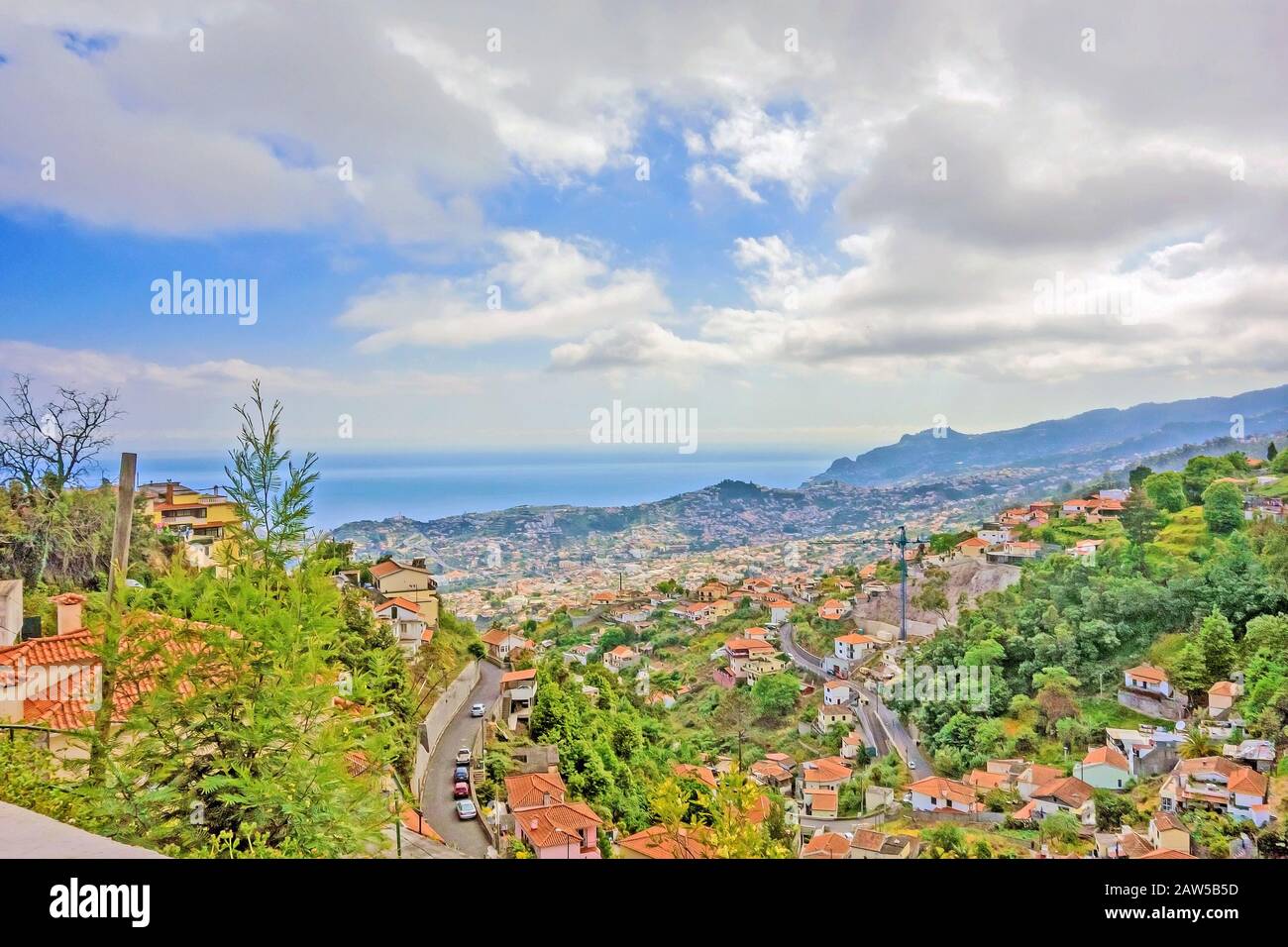 View over Funchal, Island Madeira, Portugal Stock Photo - Alamy