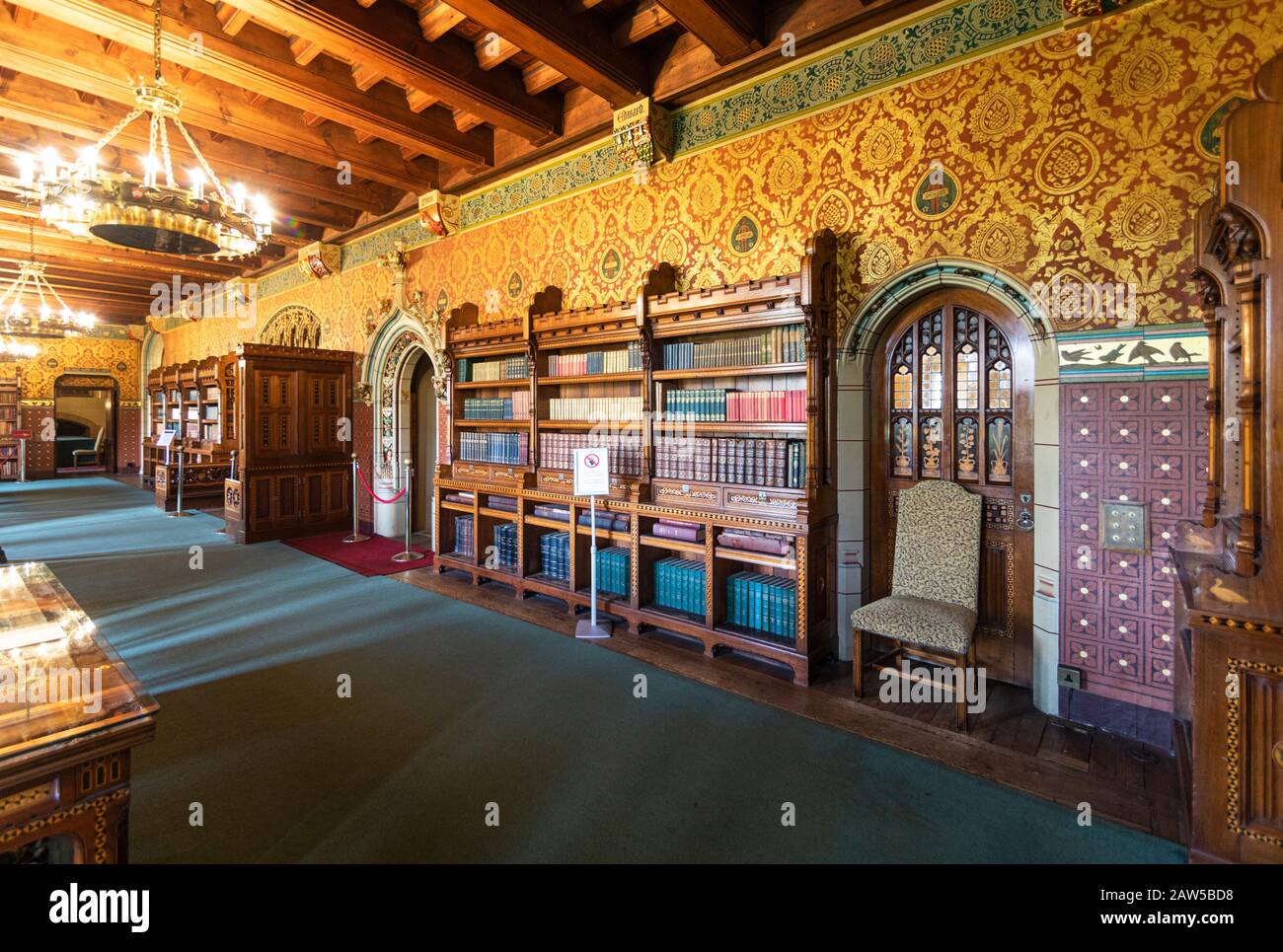 Cardiff castle interior hi-res stock photography and images - Alamy