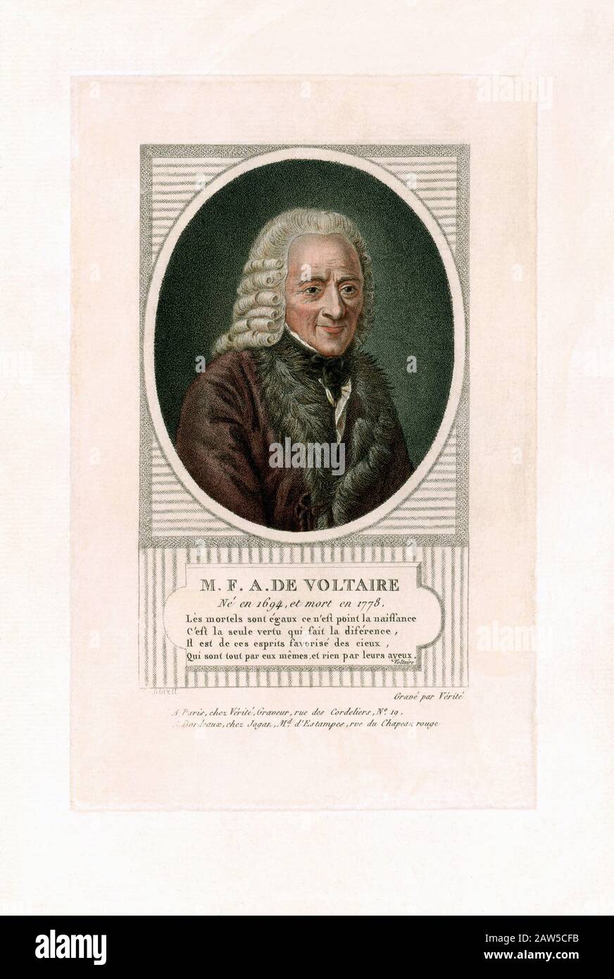 French enlightenment writer hi-res stock photography and images - Alamy