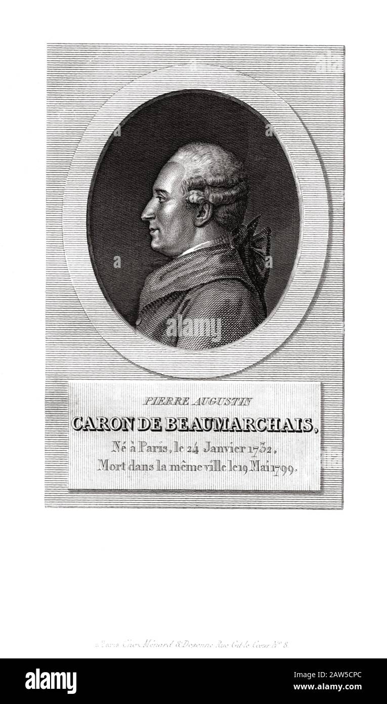 Pierre caron de beaumarchais 1732 1799 hi-res stock photography and ...