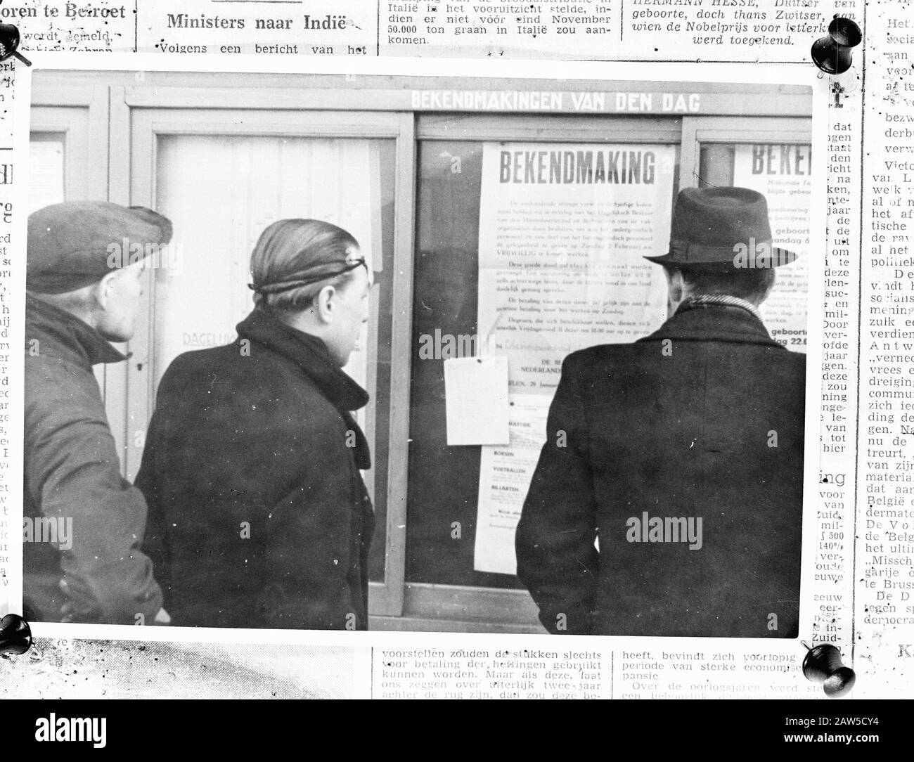 Call for miners Date: February 2, 1947 Location: Limburg Keywords ...