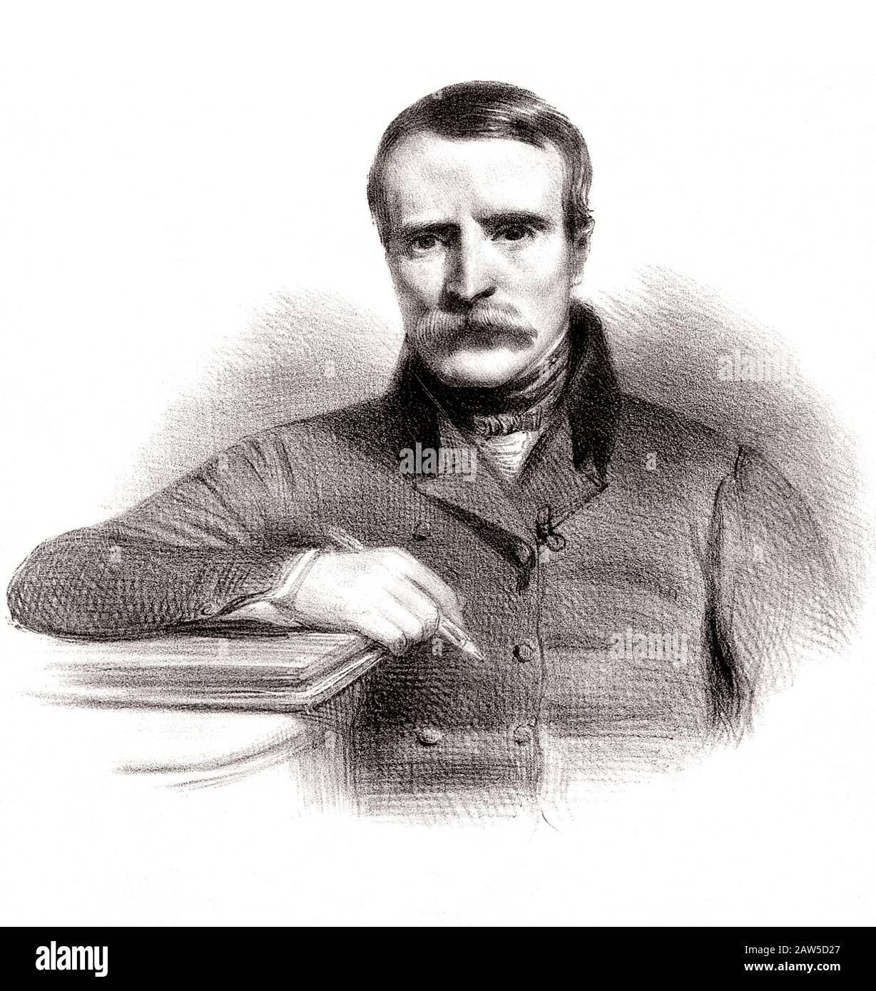 1840 ca , Paris , FRANCE : The french painter ALEXANDRE-GABRIEL DECAMPS ...