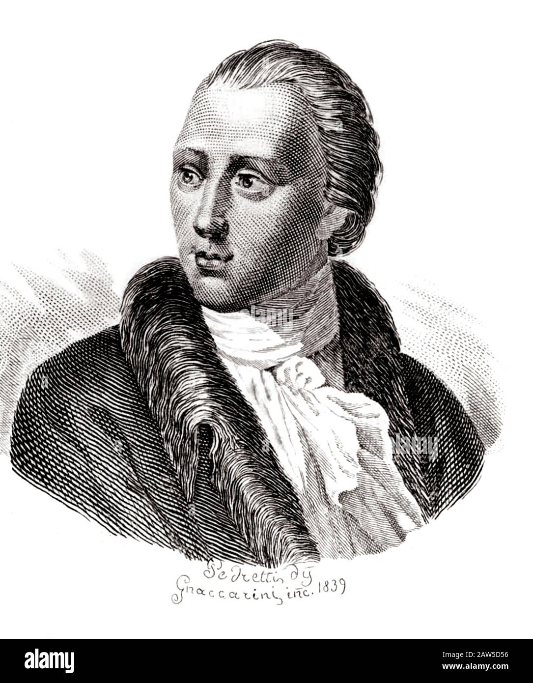 1780 ca, ITALY : The italian philosopher and jurist GAETANO FILANGIERI ...
