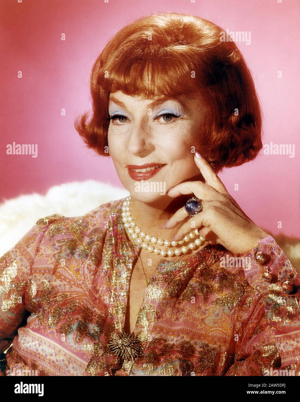 1965 , USA : The celebrated american actress Agnes Moorehead ( 1900 ...