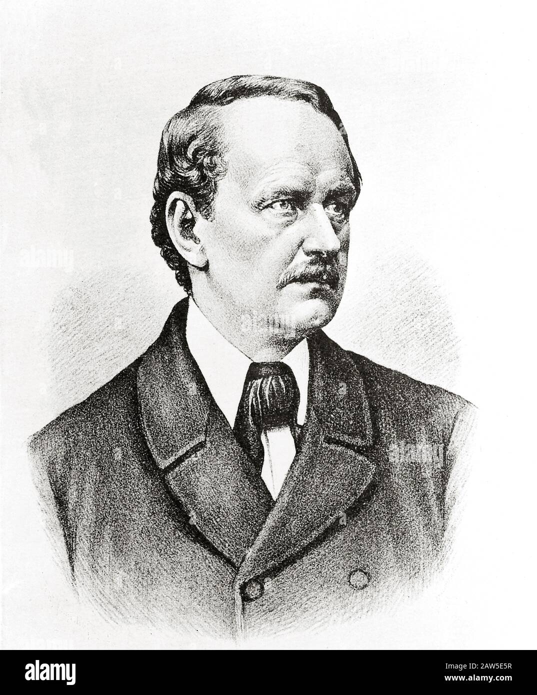 1870 ca. GERMANY : The German physician Matthias Jakob Schleiden ( 1804 ...