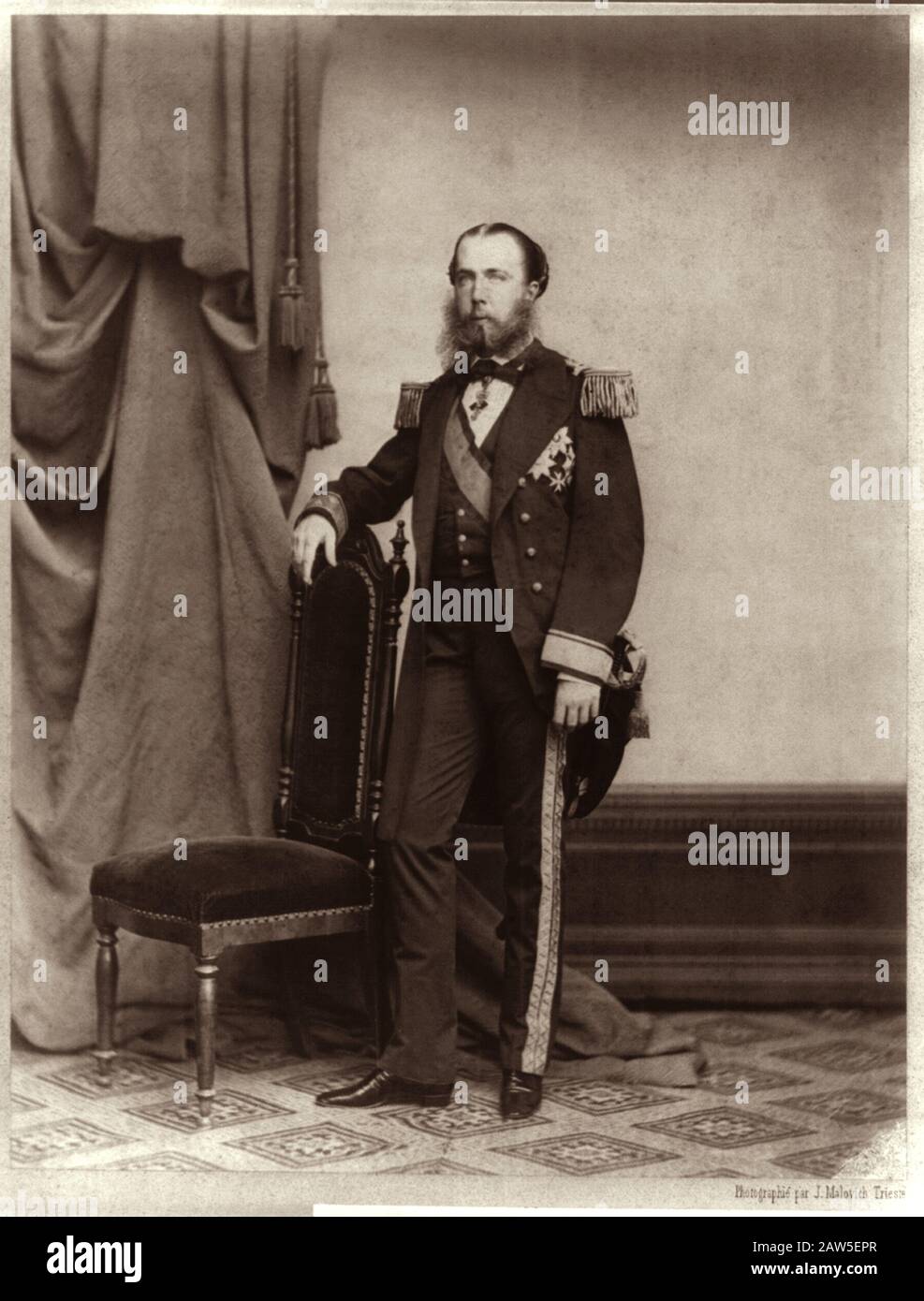 1863 ca , AUSTRIA : Emperor Maximilian I of Mexico, Archduke of Austria ( 1832 - 1867 ) . Photo ...