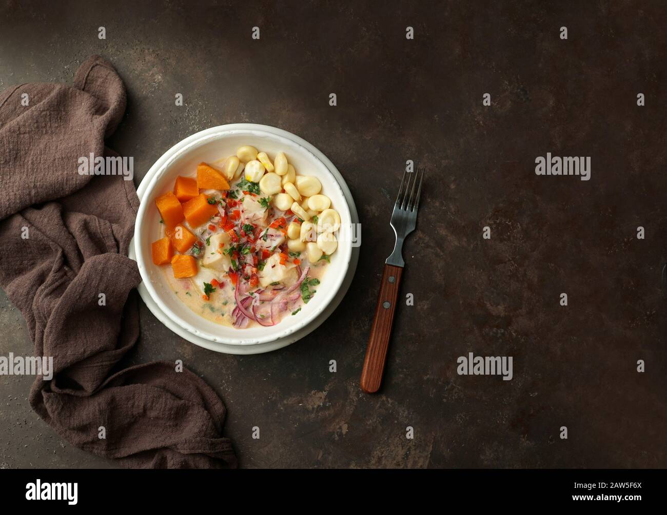 cebiche, ceviche, latin america meal, peruvian marinated fish Stock ...