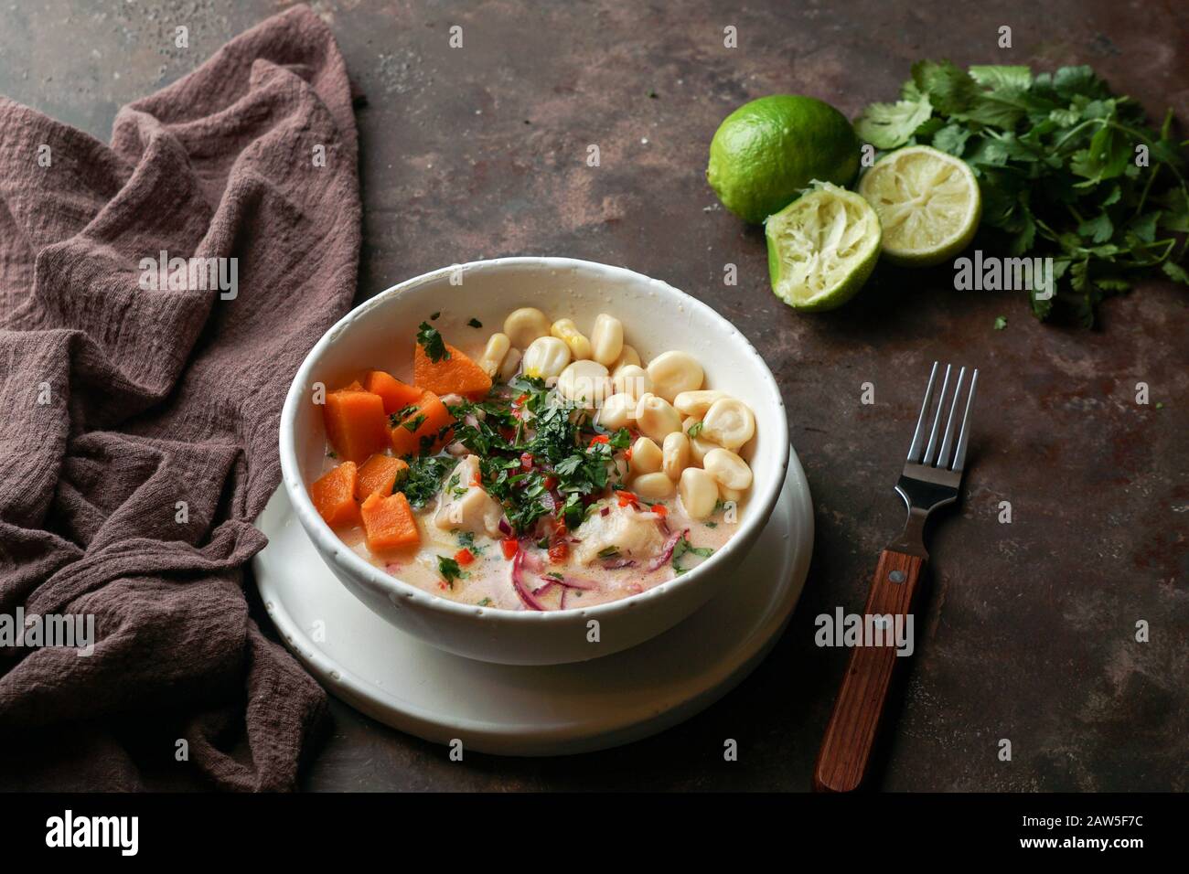 cebiche, ceviche, latin america meal, peruvian marinated fish Stock ...