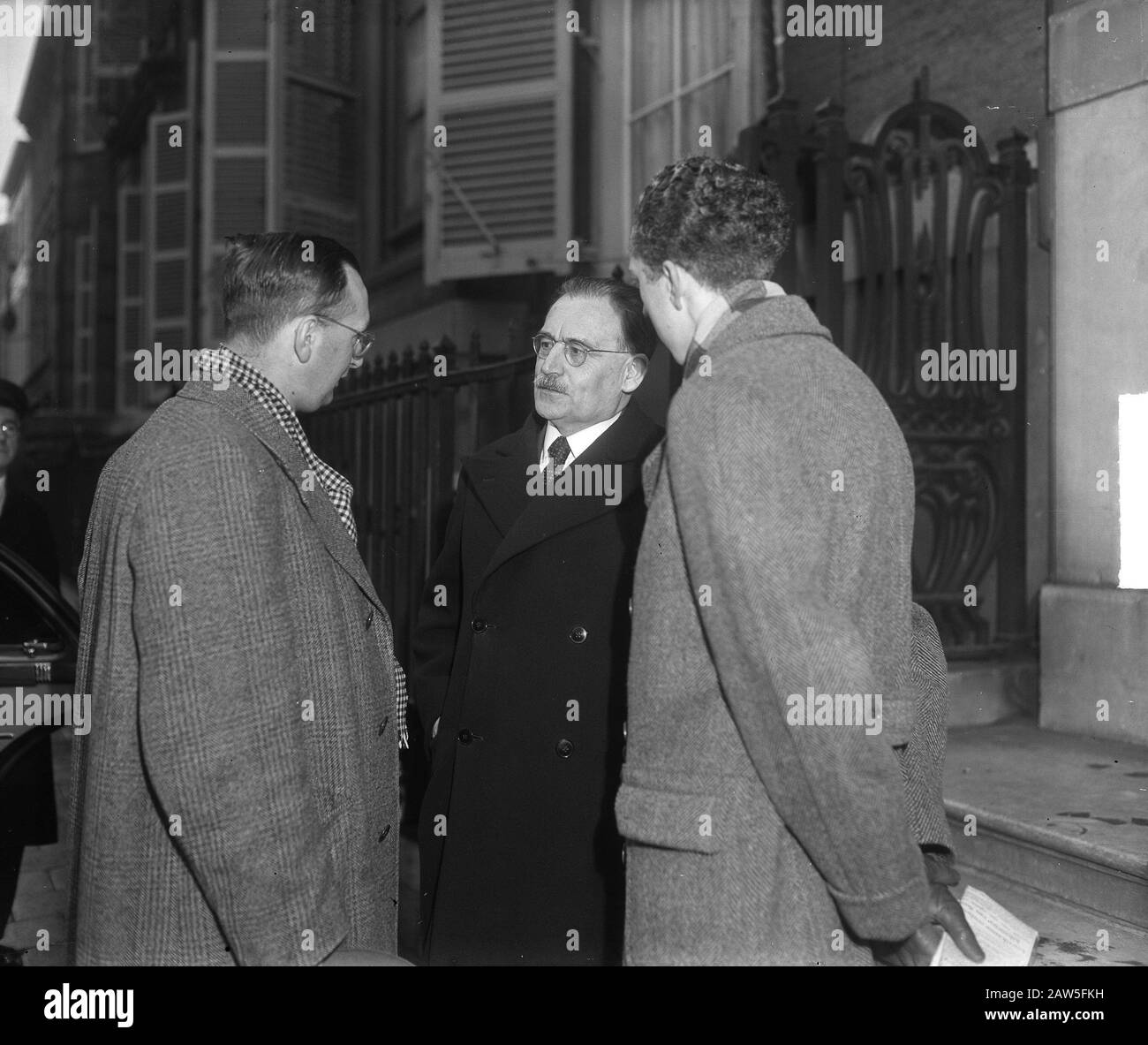 Minister Drees Date: February 2, 1951 Stock Photo - Alamy