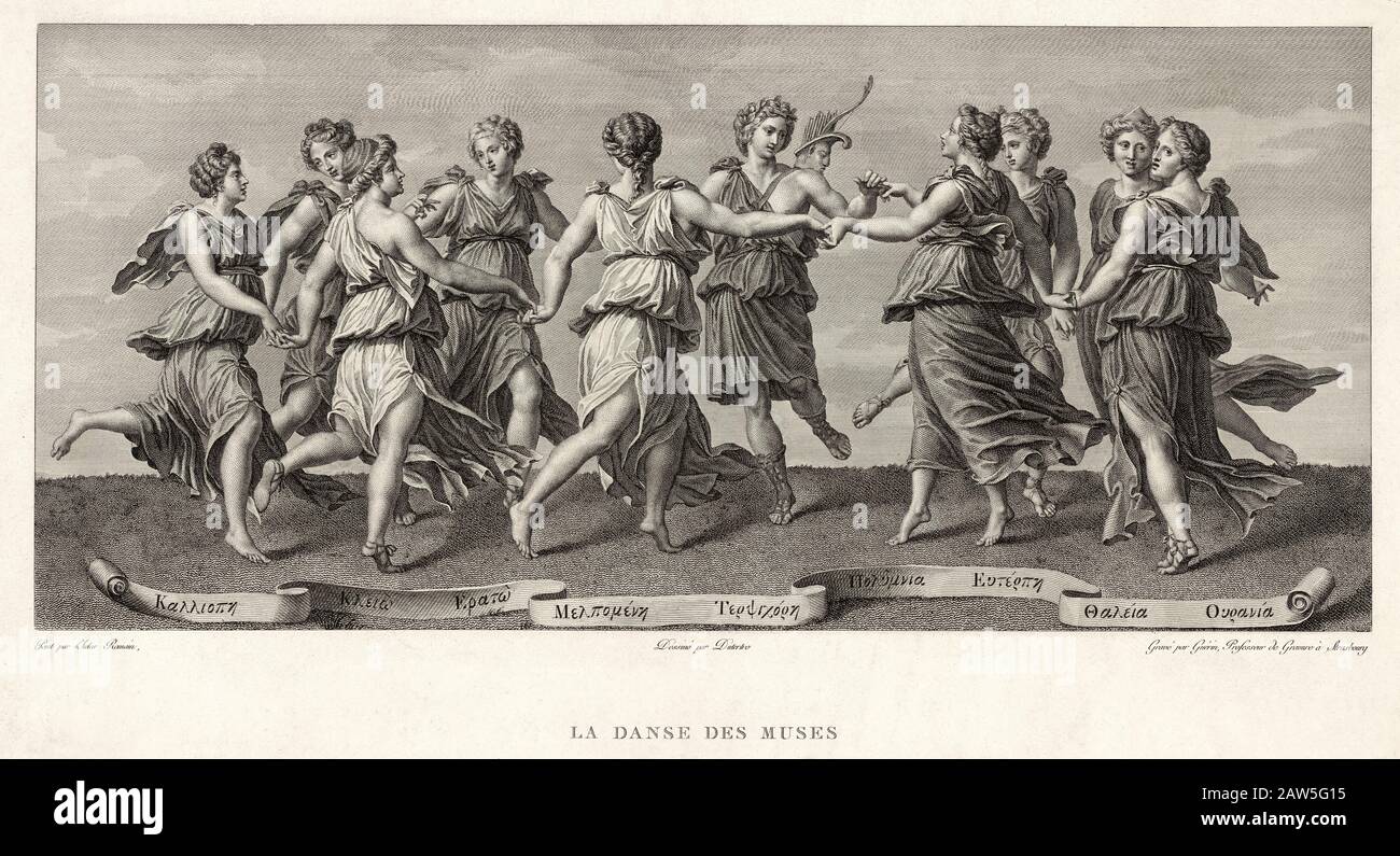 The dance of muses hi-res stock photography and images - Alamy