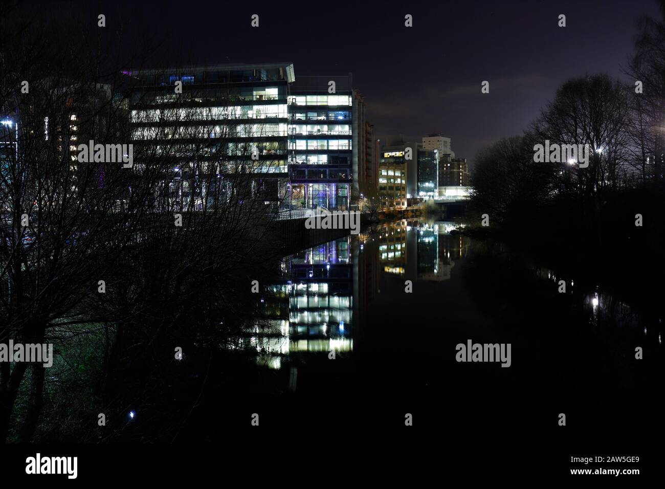 Whitehall Waterfront in Leeds Stock Photo - Alamy
