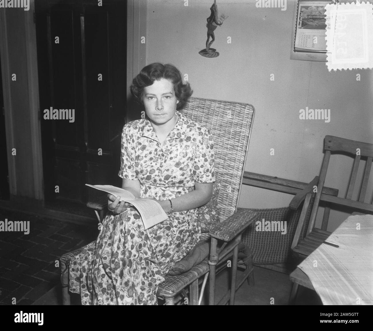 Miss Lint Field Governess Princess Marijke Date: June 4, 1952 Person ...