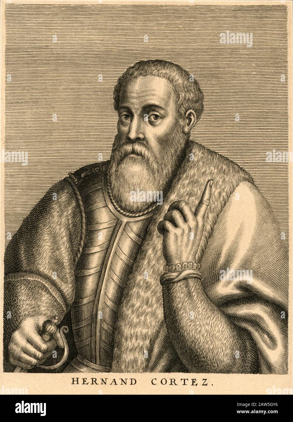 The spanish Conqueror of Mexico Hernan Cortés ( 1485 - 1457 ) , british ...