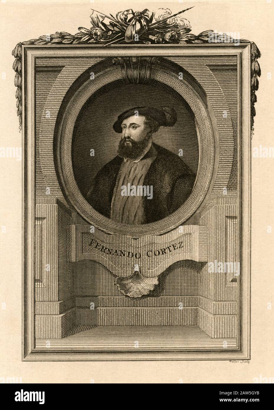 The spanish Conqueror of Mexico Hernan Cortés ( 1485 - 1457 ) , british ...