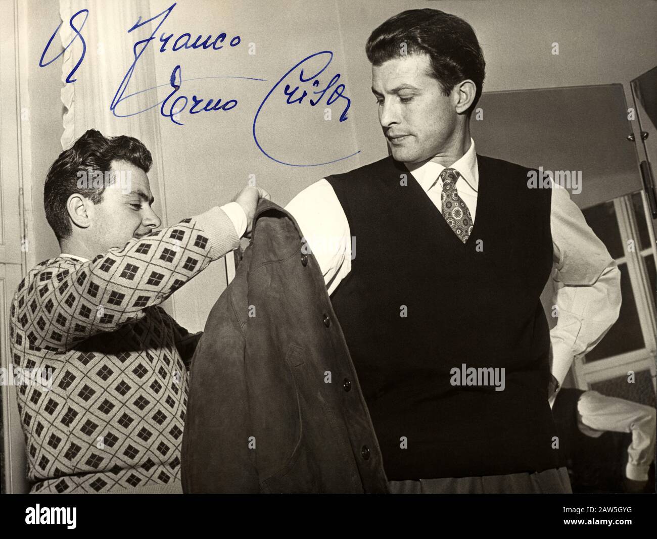 1953, ROMA , ITALY : The french-italian movie actor ERNO CRISA ...