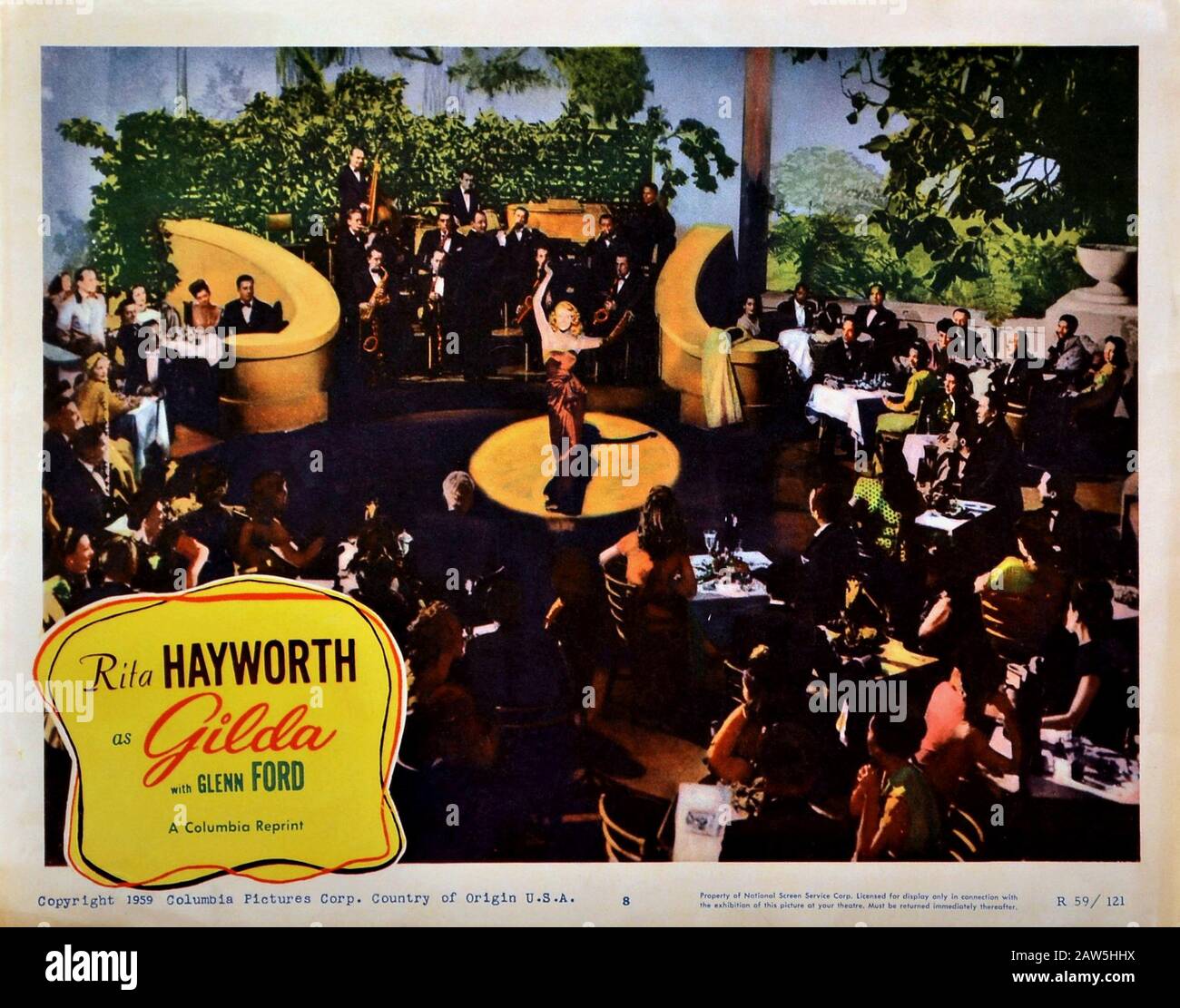 1946 , USA : The original poster advertising for the movie GILDA ( 1946 ...