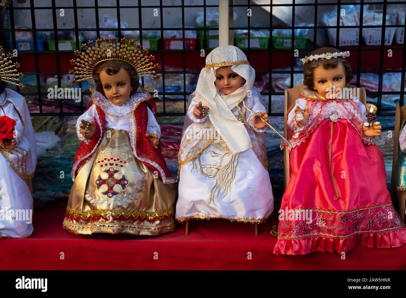 Religious dolls. Downtown Los Angeles, California, USA Stock Photo - Alamy