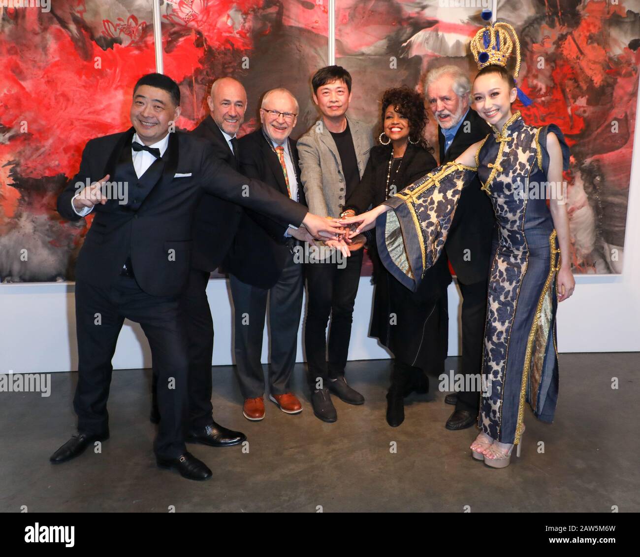 Los Angeles, California, USA. 5th February, 2020. TV host Joey Zhou ...