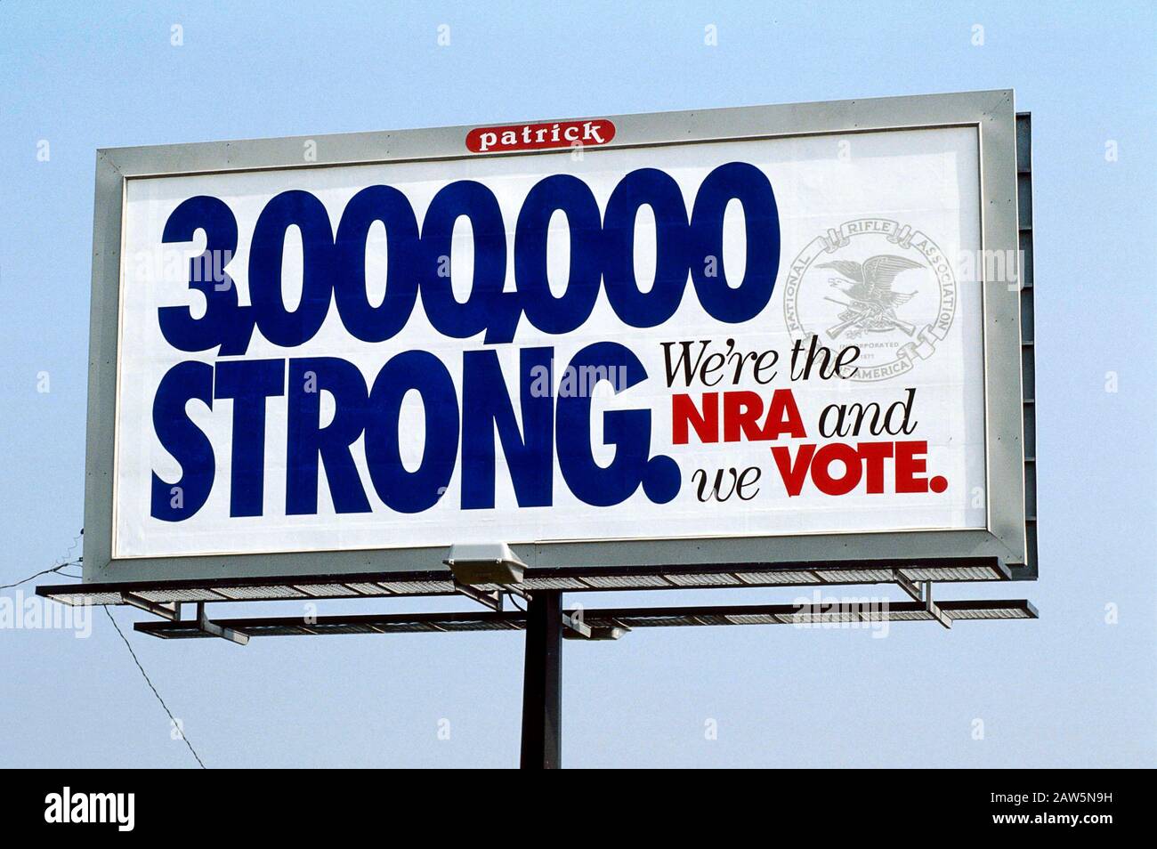 Political billboard gun hi-res stock photography and images - Alamy