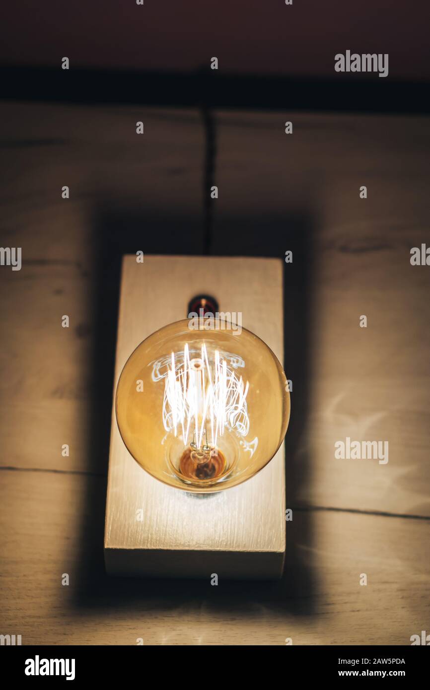 Handmade lamp made by me Stock Photo - Alamy