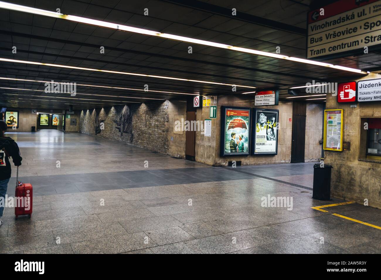 Prague metro system hi-res stock photography and images - Alamy