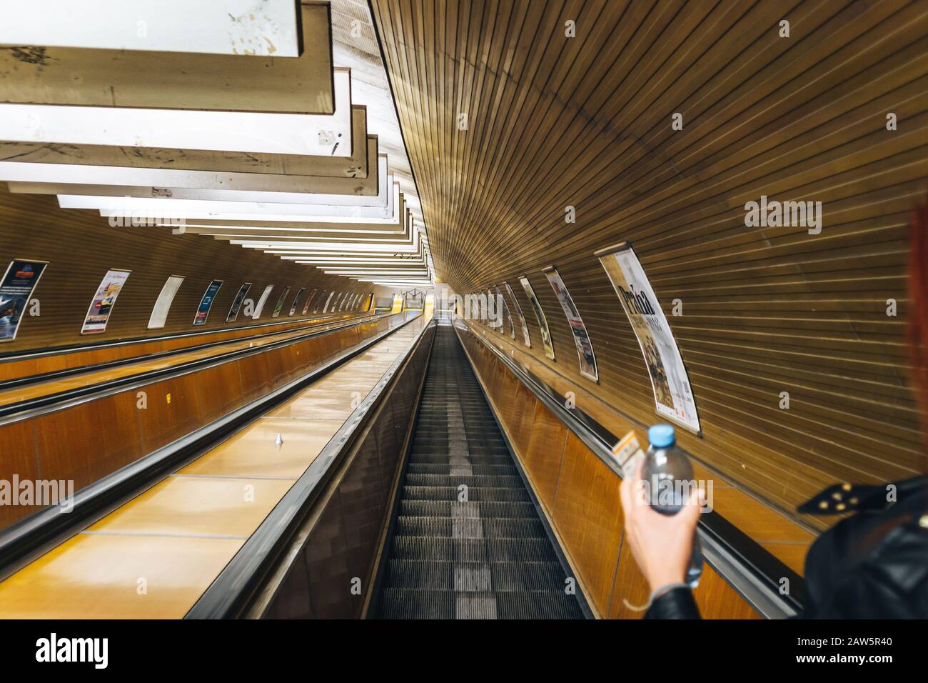 Prague metro system hi-res stock photography and images - Alamy
