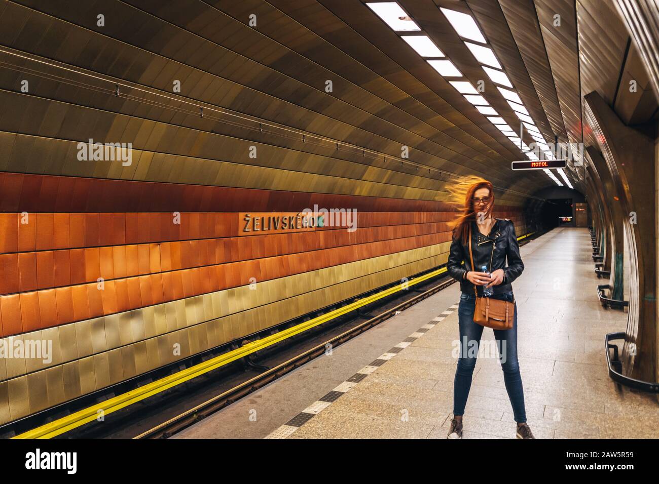 Prague metro system hi-res stock photography and images - Alamy
