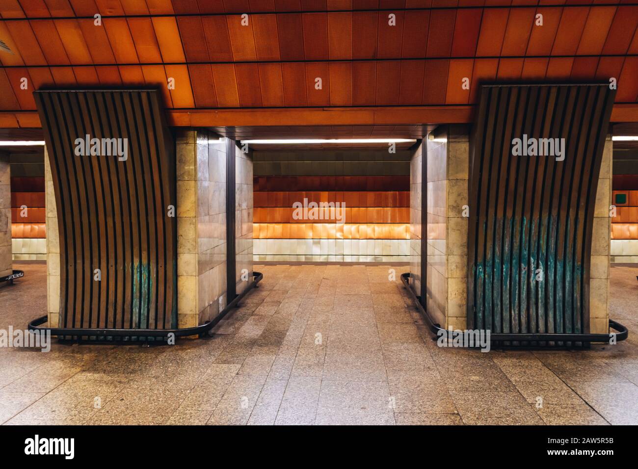 Prague subway train hi-res stock photography and images - Alamy
