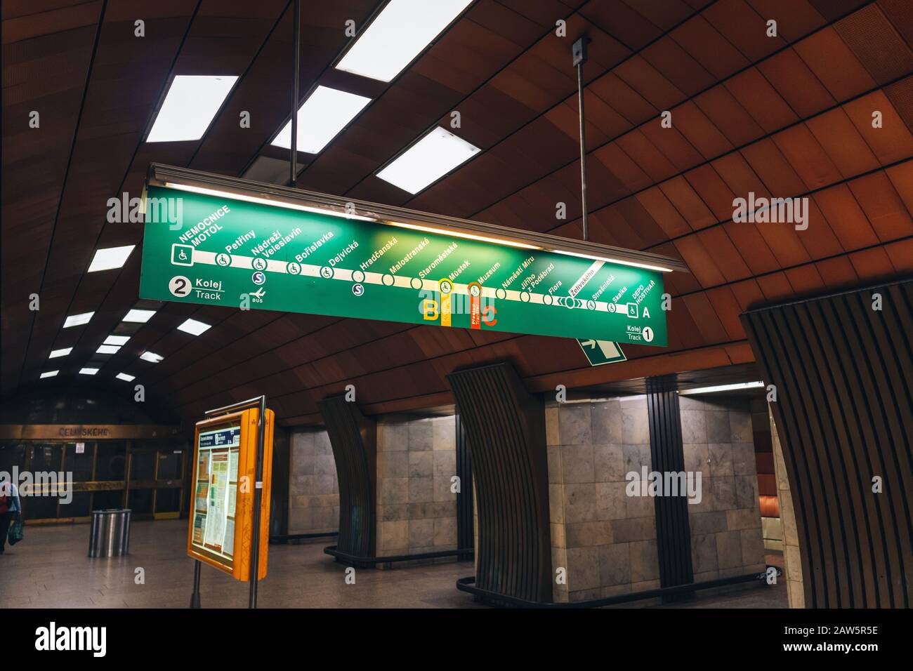 Metro in the Prague Stock Photo - Alamy