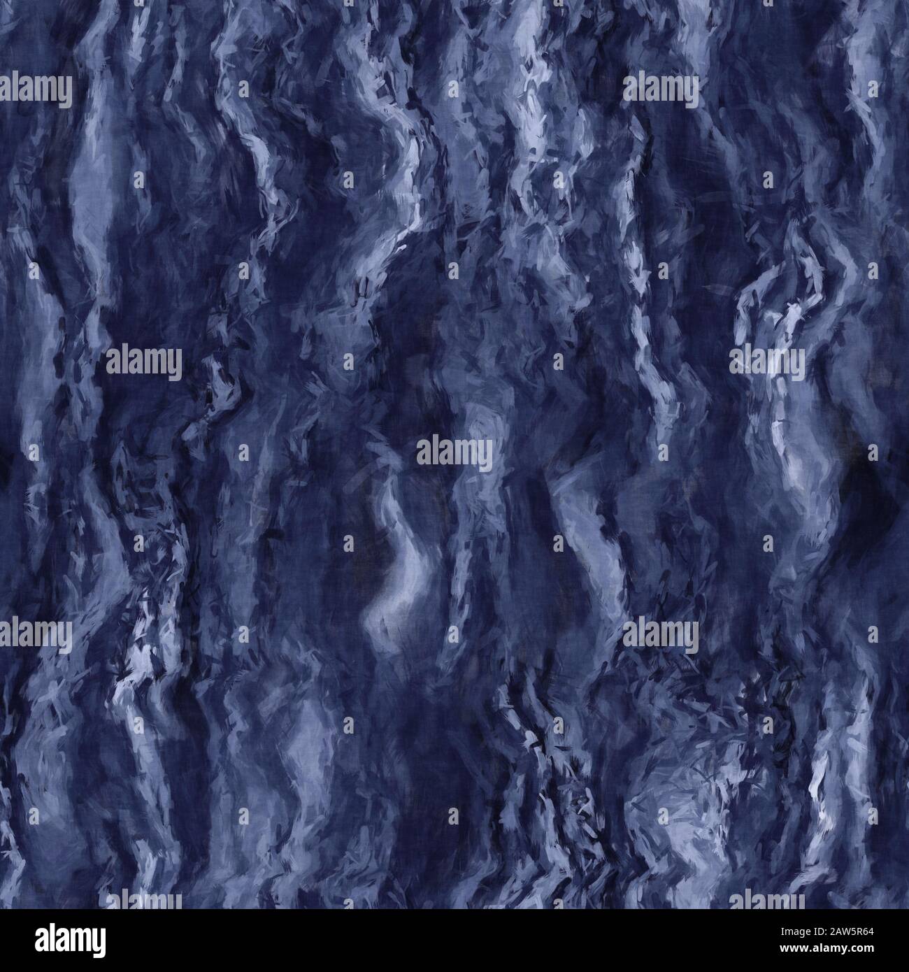 Wavy indigo blue water painting brushed seamless Stock Photo - Alamy